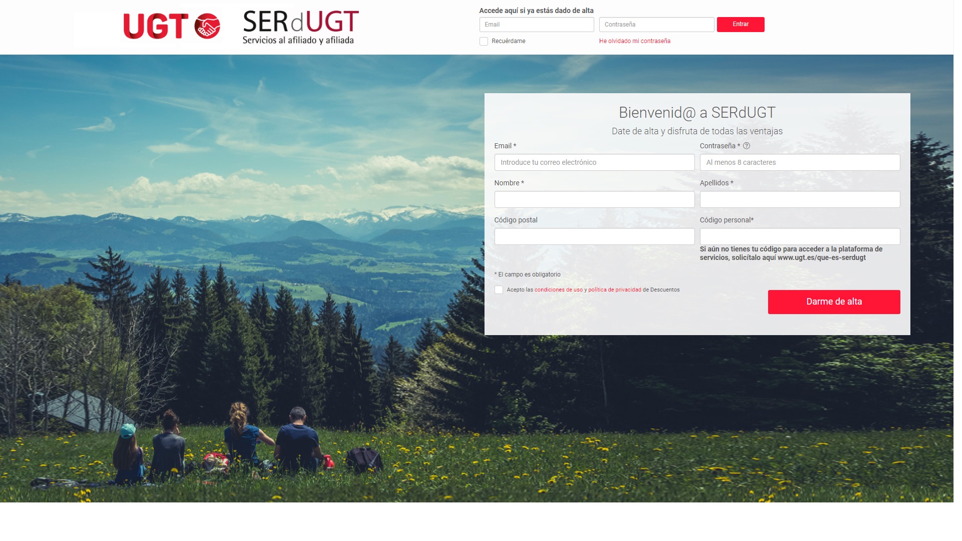 Servicios de nuestros afiliados y afiliadas | UGT